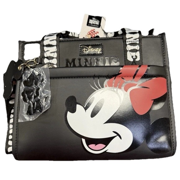 Primark | Bags | Disney Primark Minnie Mouse Tote Purse W Crossbody ...